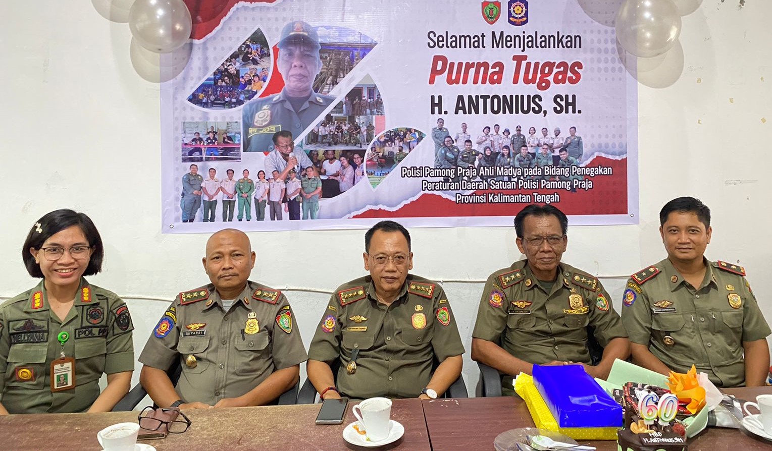 Satpol PP Provinsi Kalteng Ucapkan Terima Kasih Kepada Abdi Negara Yang Telah Purna Tugas ...